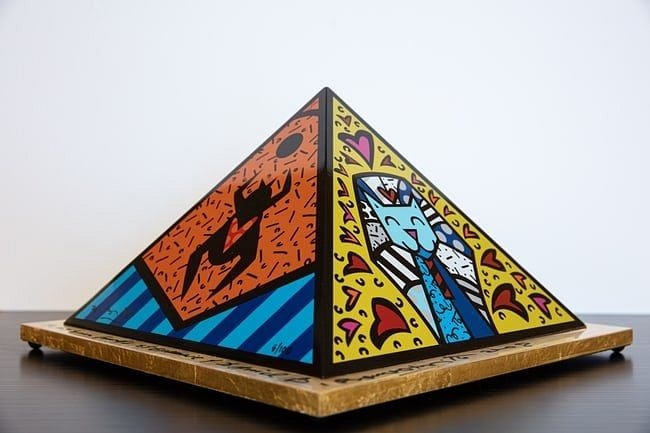 Romero Britto | Pyramid (Circa 1950s) | MutualArt