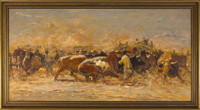 Adriaan Hendrik Boshoff | Cattle Branding | MutualArt
