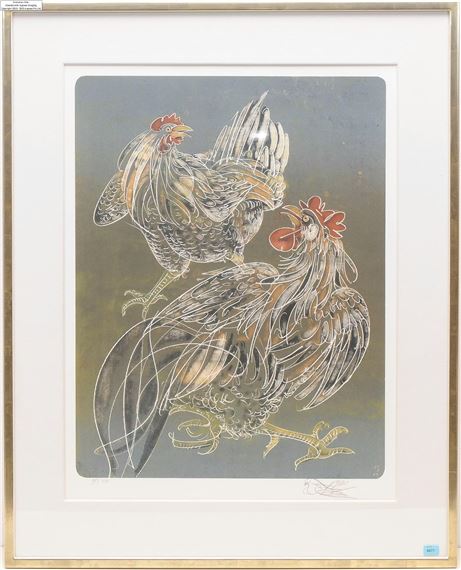 Hans Erni | Drei Pferde (1984) | MutualArt