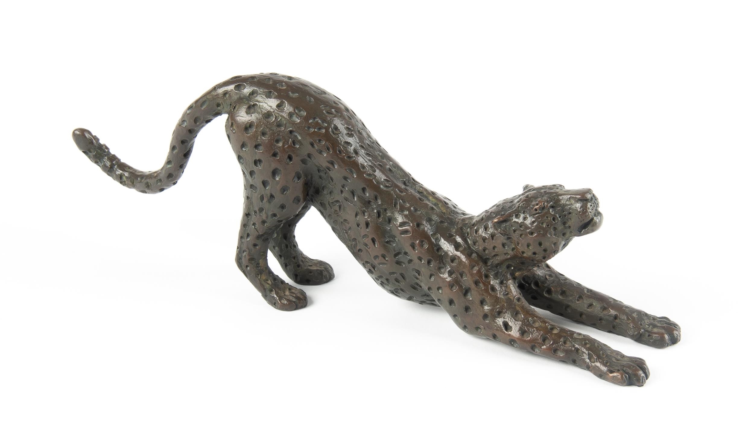 Donald Greig | LEOPARD STRETCHING | MutualArt