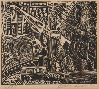 Azaria Mbatha | 83 Artworks at Auction | MutualArt