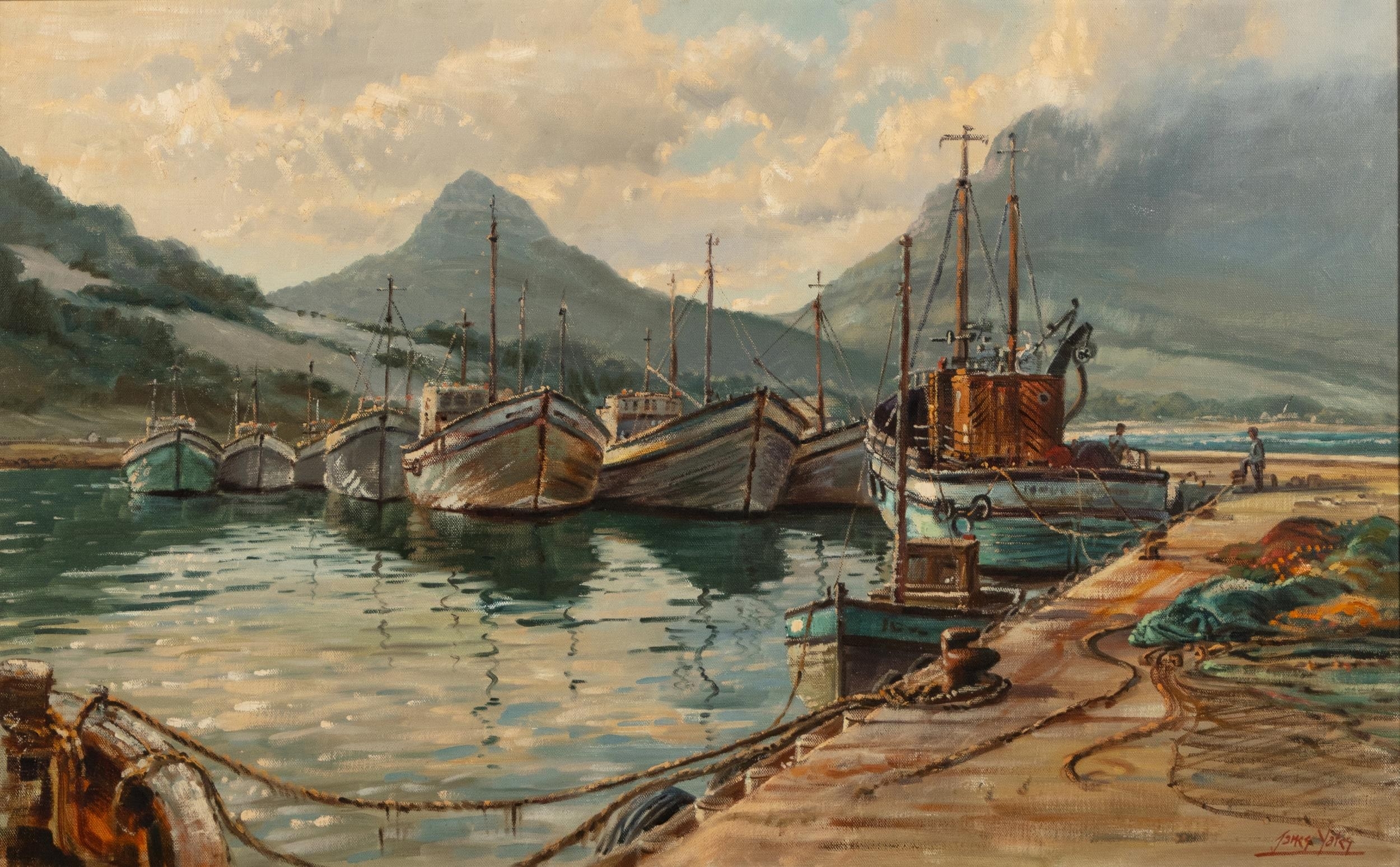 James Yates | Gravel road through floral landscape | MutualArt