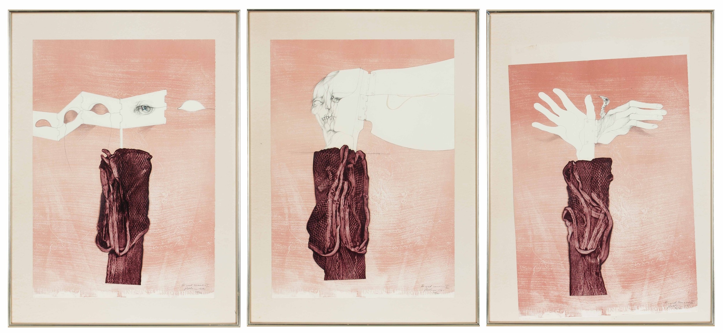 Judith Mason | HINGED SCARECROW SERIES, three in the lot (1981) | MutualArt