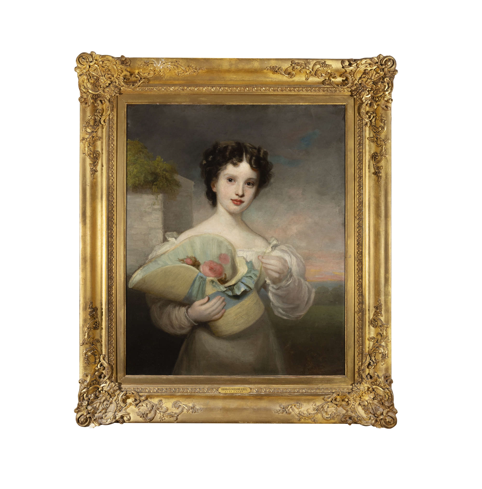 George Chinnery | Portrait of a Girl, Believed to be Mary Barbara ...