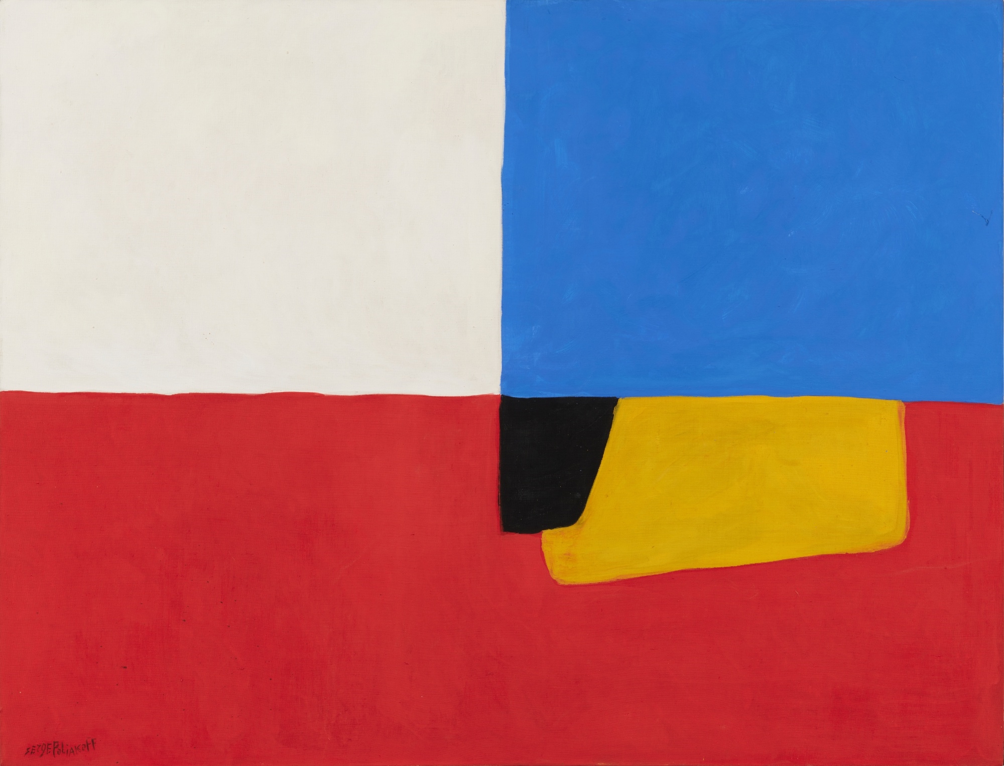 Serge Poliakoff | Composition in Blue (Poliakoff & Schneider 71) (1969 ...