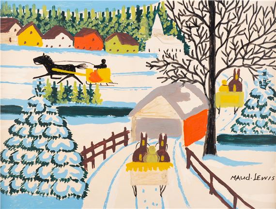 Maud Lewis | Maud Lewis (Canadian, 1903-1970 (1960s) | MutualArt
