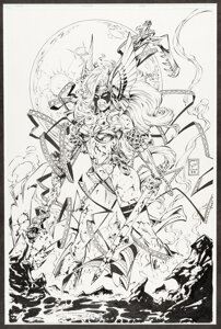 Greg Capullo | Angela Illustration Original Art (1994) (1994) | MutualArt