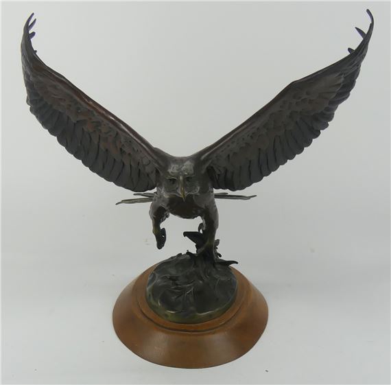 Chester Comstock | Chester Comstock bronze eagle sculpture (1984 ...