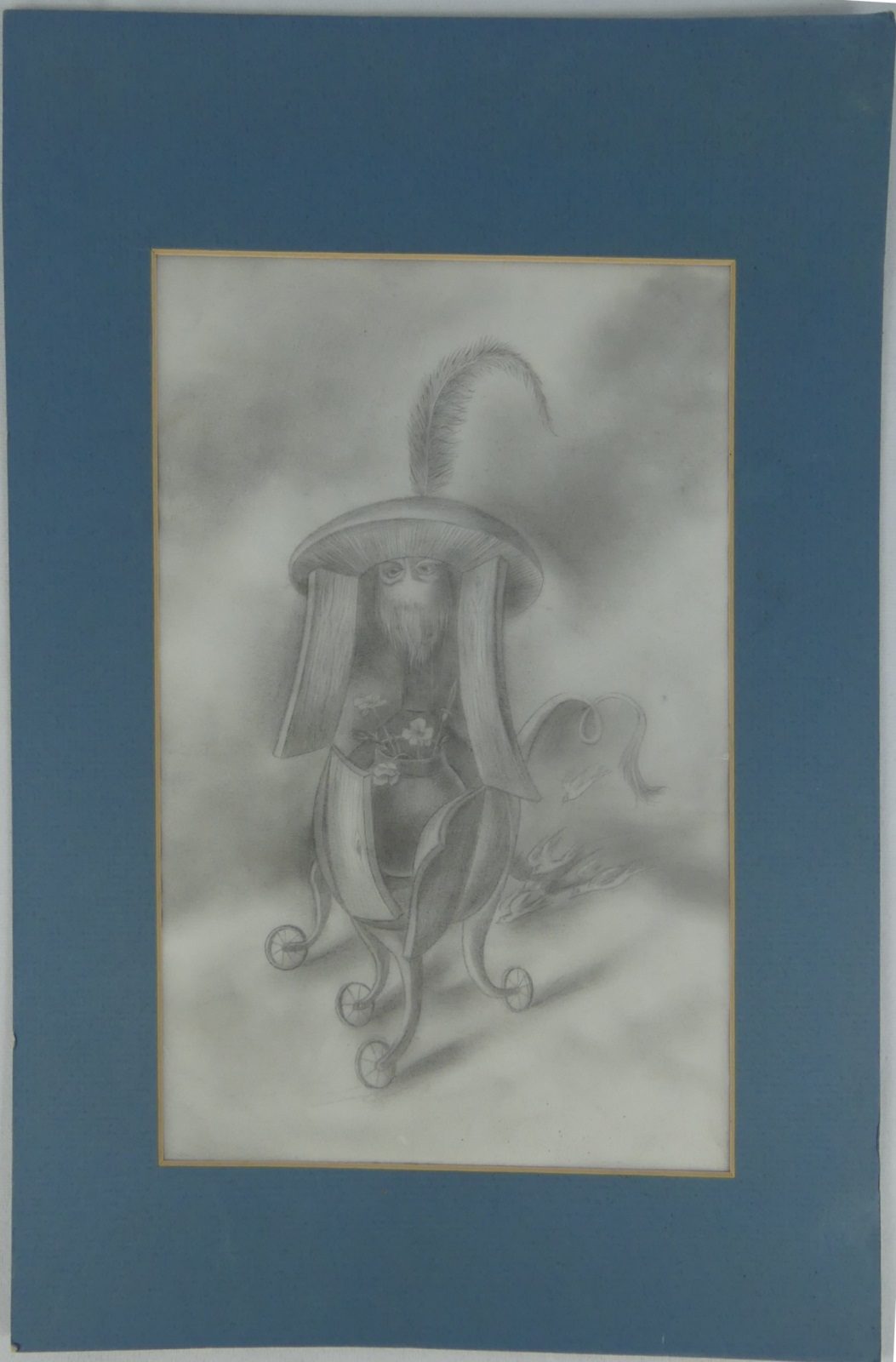 Remedios Varo | Surrealist pencil drawing on wax paper in the manner of ...
