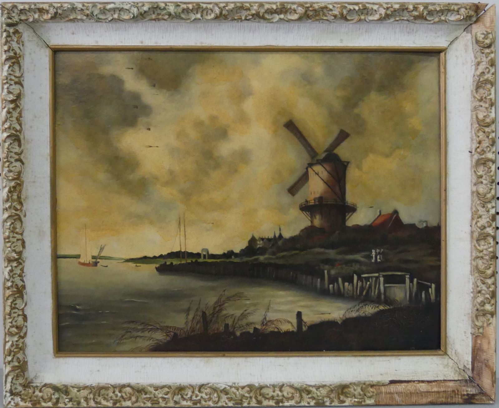 Jacob van Ruisdael | Dutch School oil painting on board depicting 'The ...
