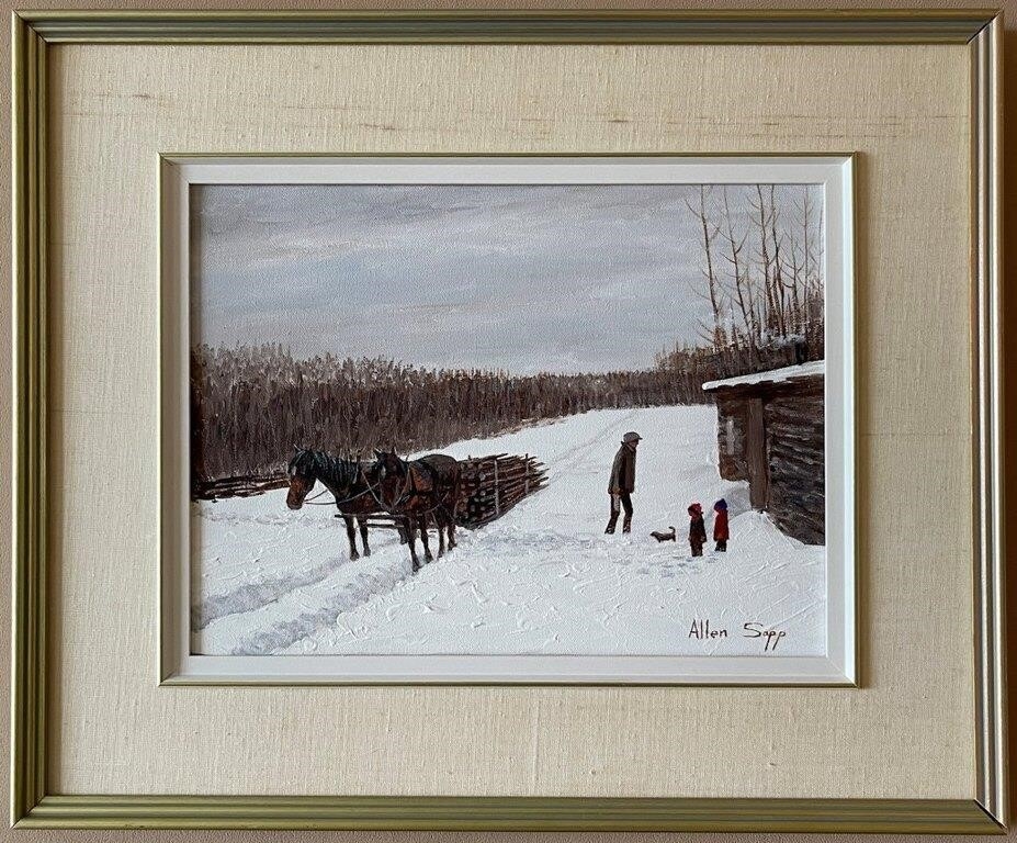 Allen Sapp | ALAN SAPP CANADIAN PAINTING | MutualArt