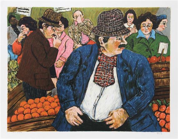David Azuz | MARKET IN NAPOLI (Circa 1980) | MutualArt