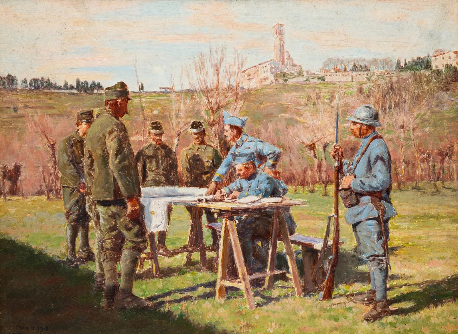 Joseph Félix Bouchor | PRISONERS OF WAR (1918) | MutualArt