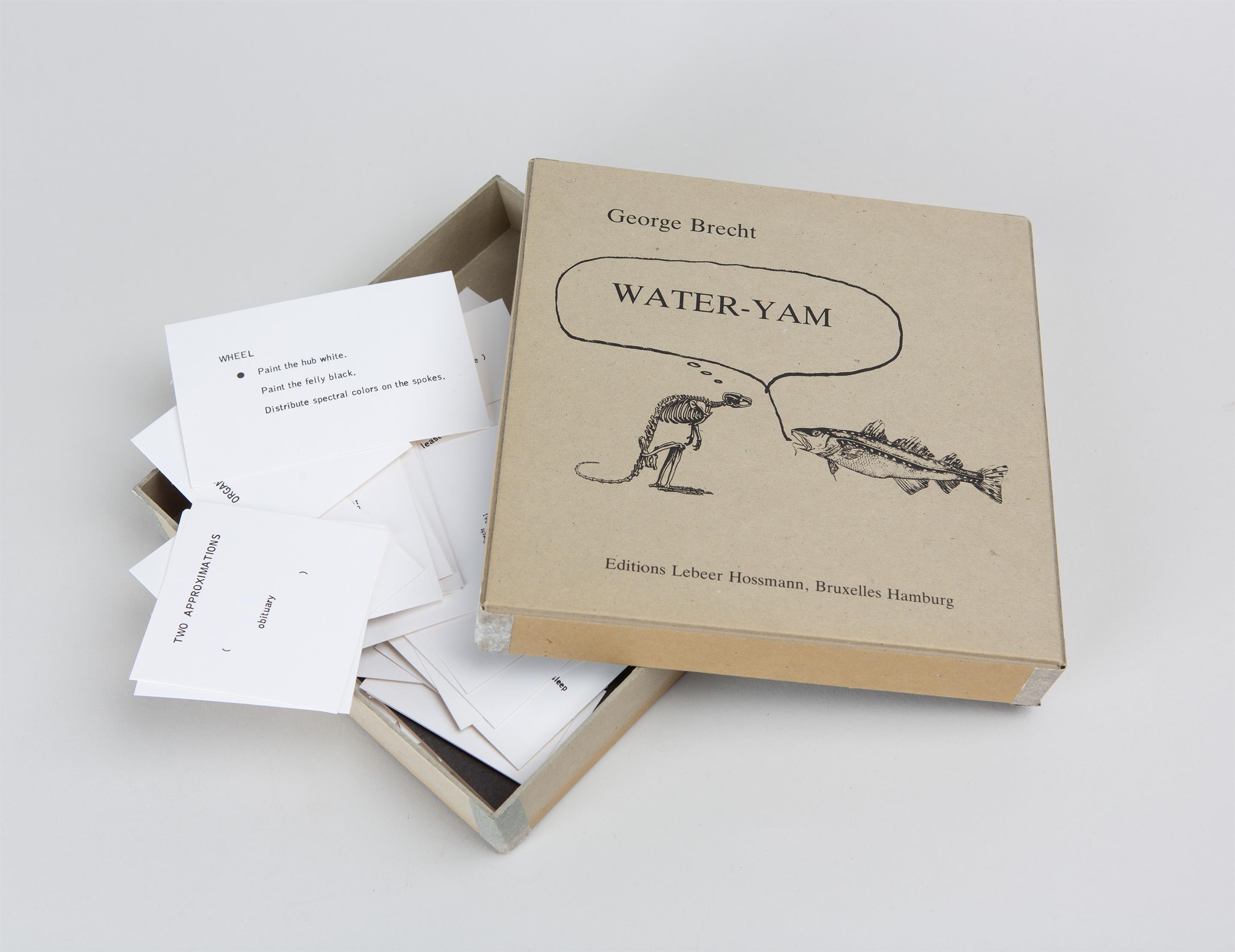 George Brecht | Water-yam 1986 / Fluxkit Null (Fluxnullkit) 1978 (1986 ...