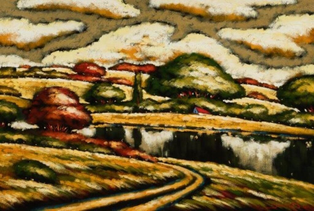 Sergey Cherep | Large Landscape Painting by Sergey Cherep | MutualArt