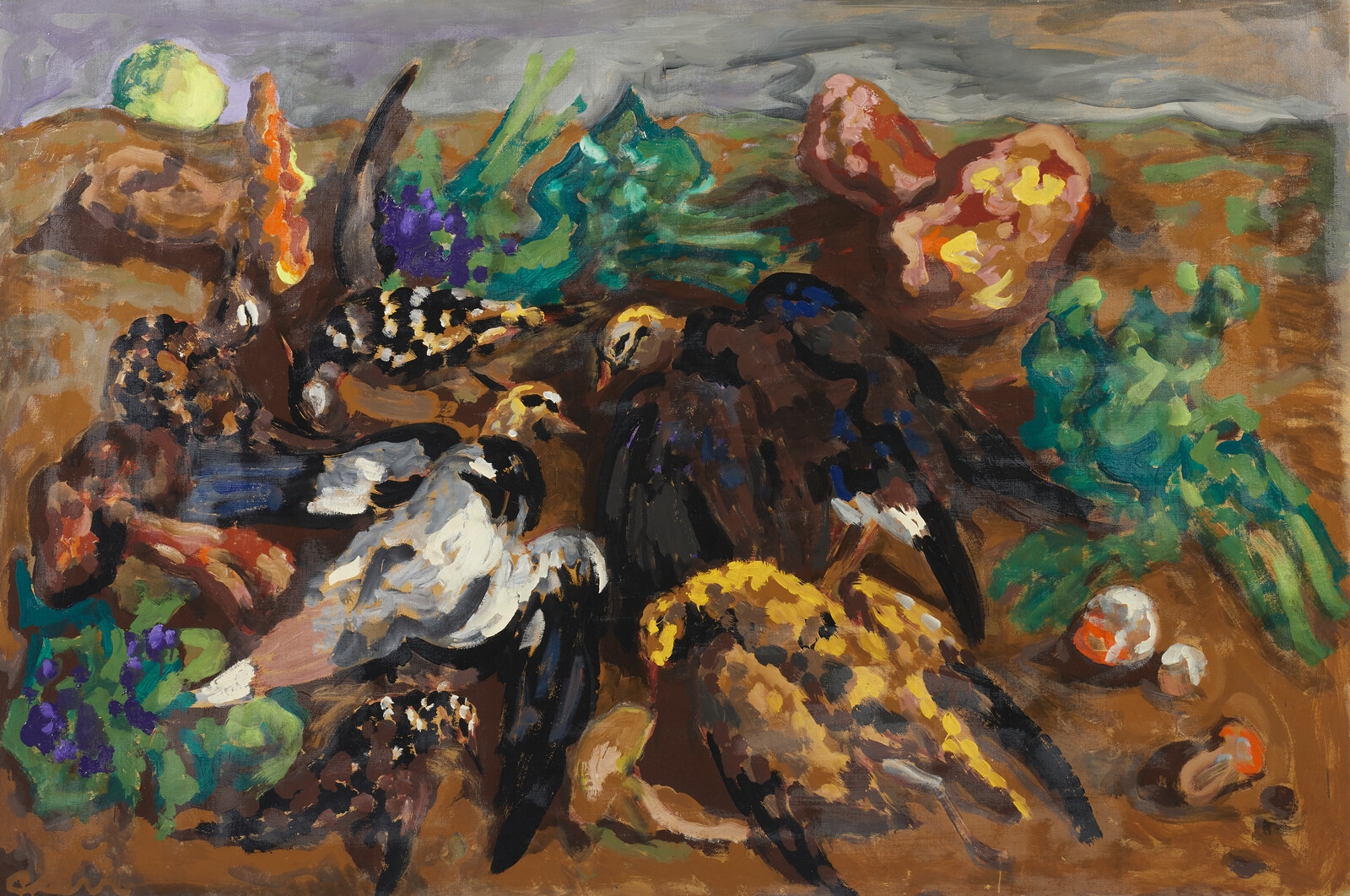 Carlo Levi | Ligurian Landscape (1962) | MutualArt