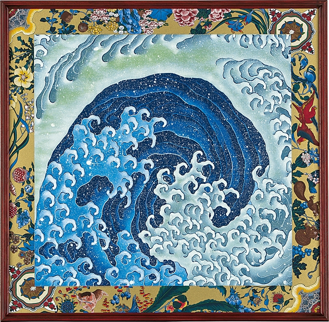 Katsushika Hokusai | Masculine waves; Feminine waves (reproduction/a ...
