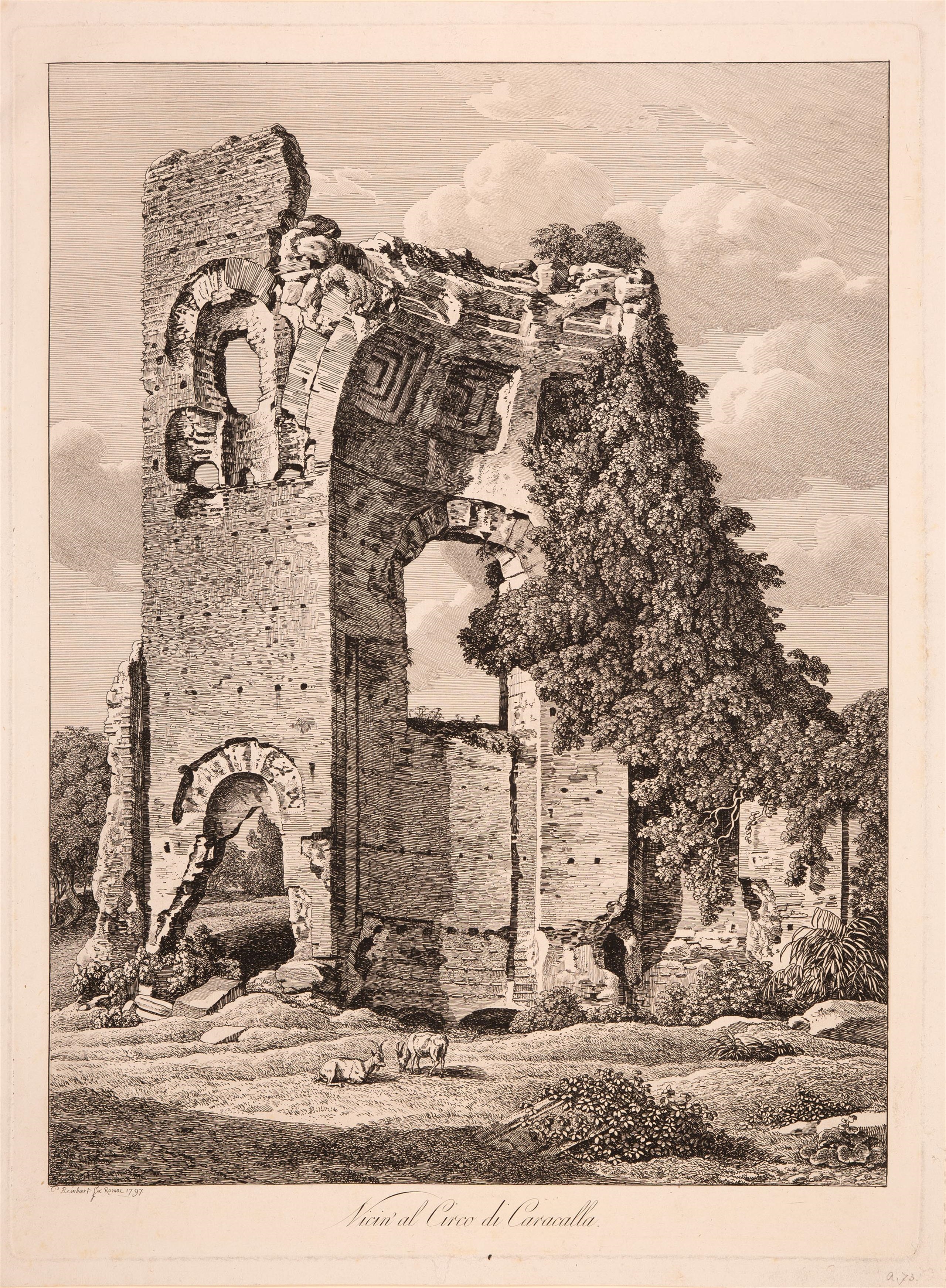 Johann Christian Reinhart | Die Mühle bei den großen Eichen 1788 (1788 ...
