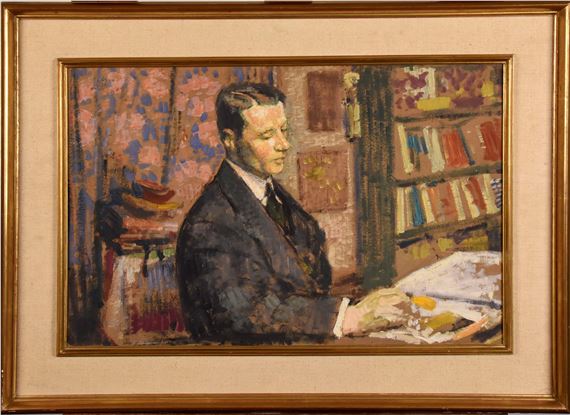 Georges Lemmen | Portrait of Mme Lemmen (1893) | MutualArt