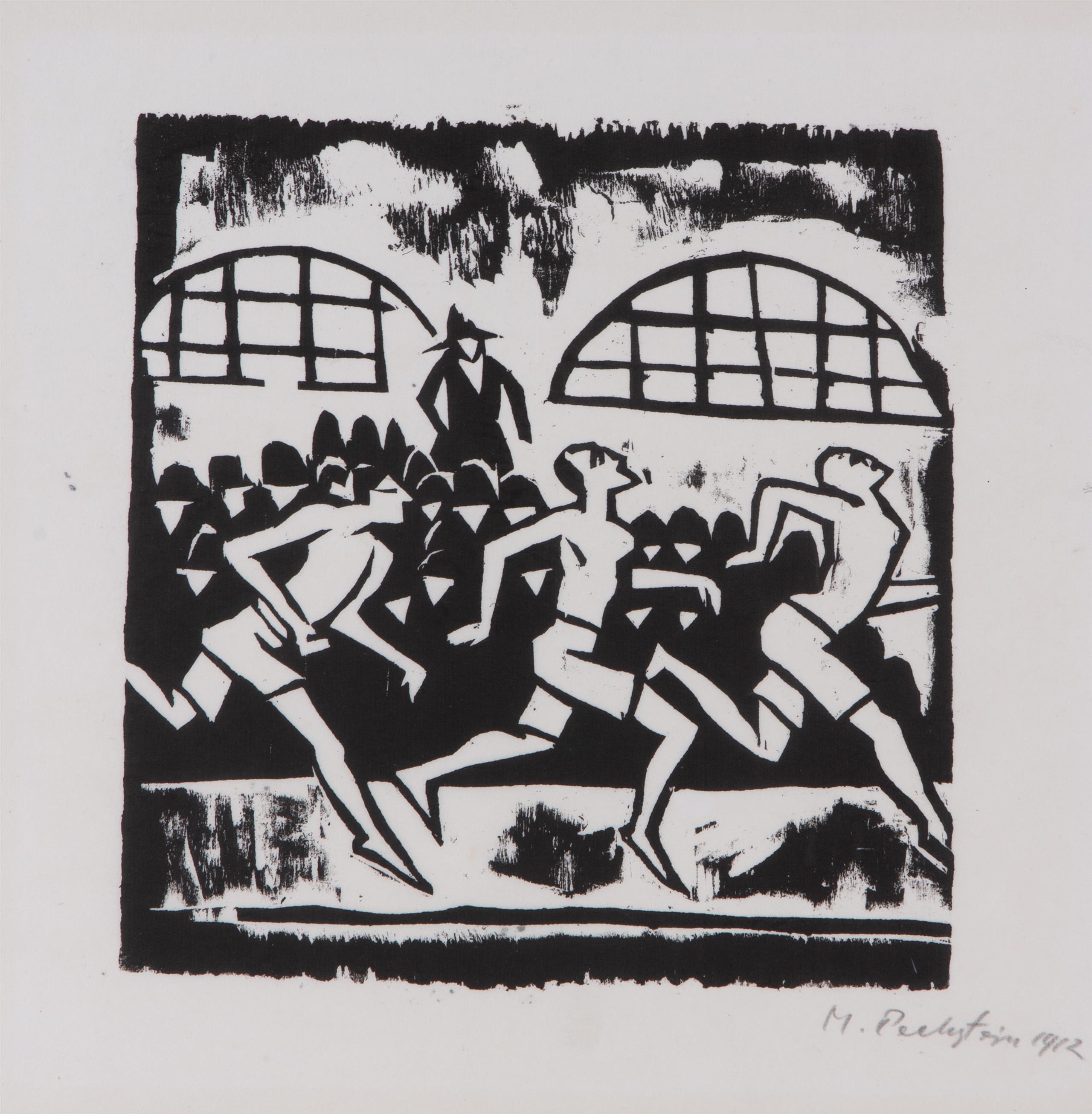 Max Pechstein | Läufer – Hürdenläufer II 1912 (1912) | MutualArt