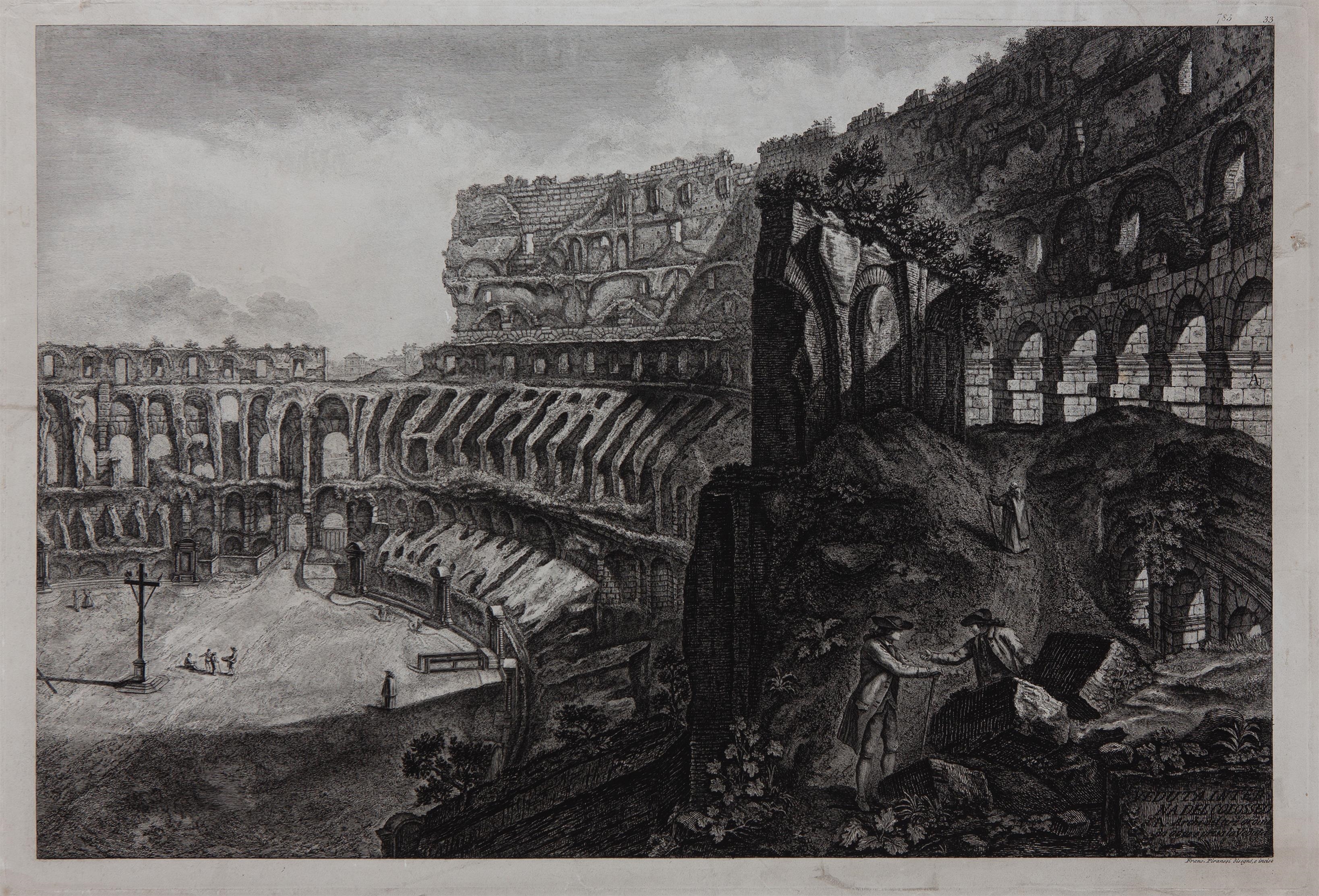 Francesco Piranesi | Veduta interna del Colosseo | MutualArt