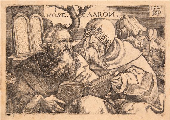 Hans Sebald Beham | Moses und Aaron 1526 (1526) | MutualArt