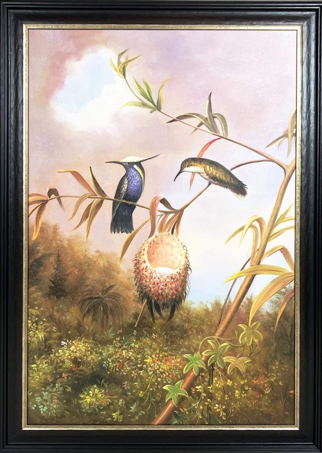 Martin Johnson Heade | Haystack at Sunset (1861 - 1866) | MutualArt