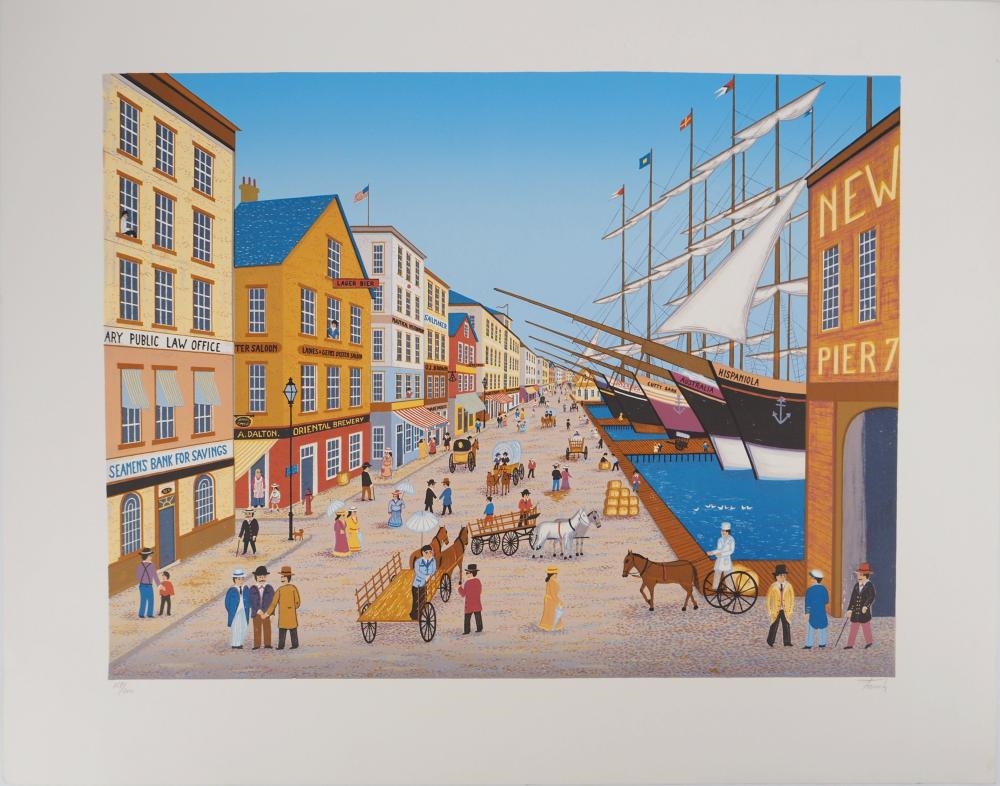 Fanch Ledan | FRANÇOIS FANCH LEDAN - PORT DE NEW-YORK | MutualArt
