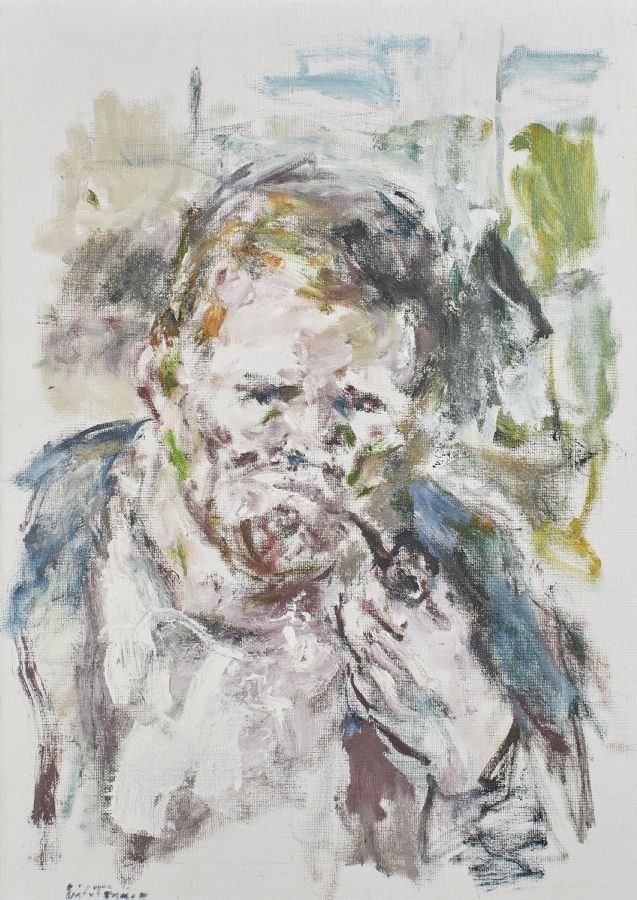 Erik Törning | Man med pipa | MutualArt