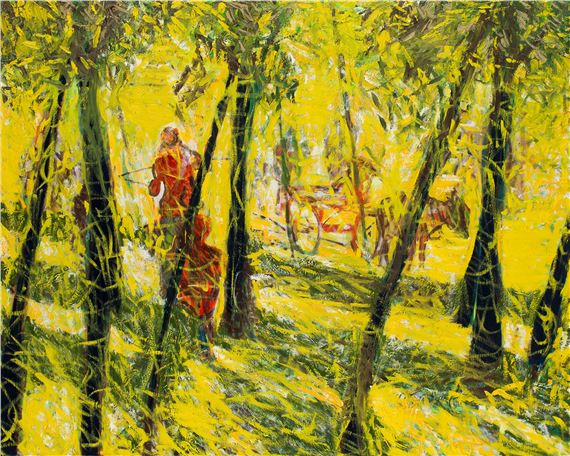 Szymon Poloczek | When the light enchants the orchards (2023) | MutualArt