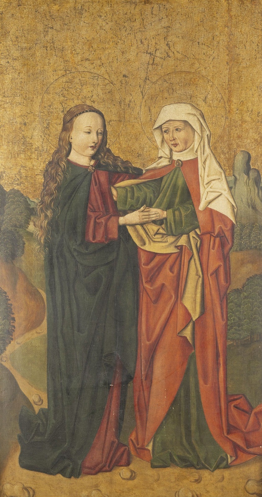 Cologne School, 15th Century | ENCOUNTER OF THE PREGNANT MARIA AND ...