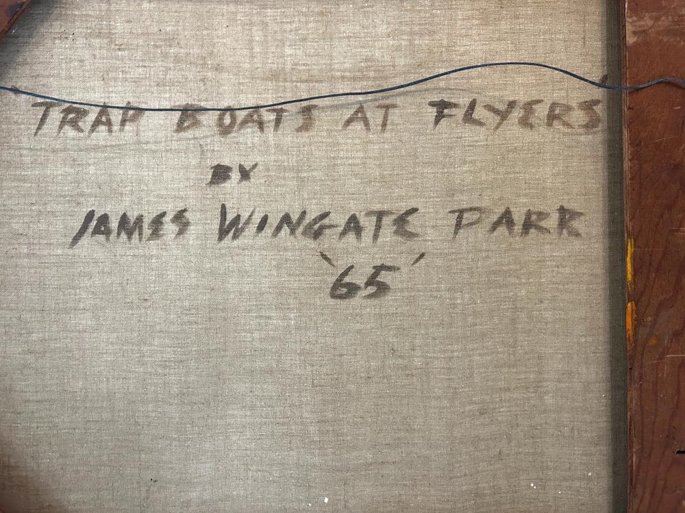 James Wingate Parr | Trap Boats at Flyers (1965) | MutualArt
