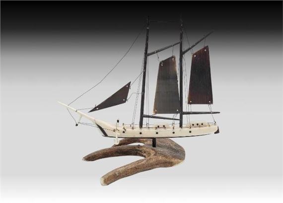 Alfred (al) Kaloke | A two-masted schooner | MutualArt