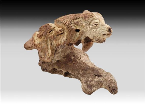 Richard Miller | Carved Fossil Walrus Jaw | MutualArt