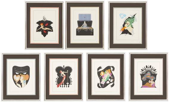 Erté | Seven Deadly Sins | MutualArt