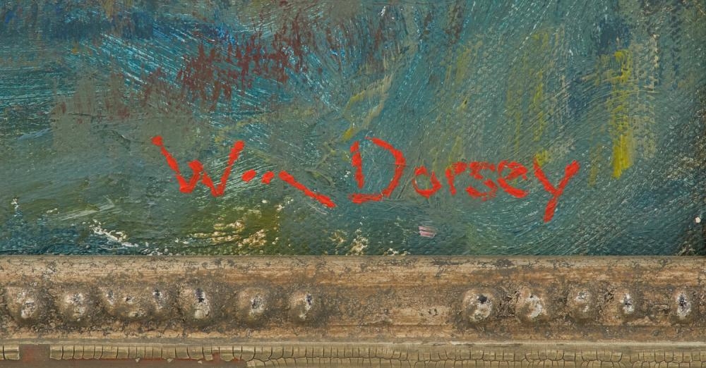 William Dorsey | Landscape of Hills and Flowers | MutualArt