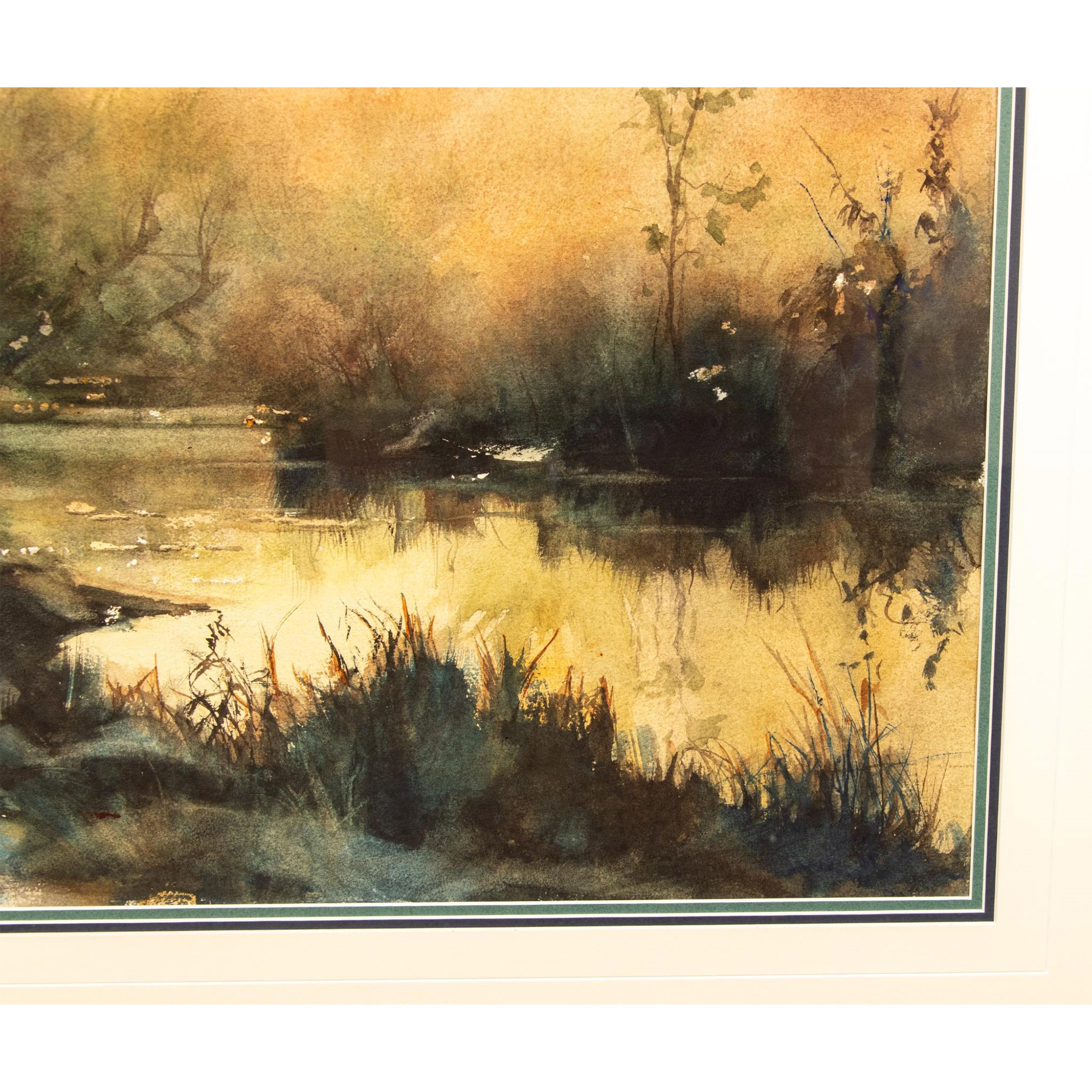 Edwin Metz | Edwin Metz, Large Original Watercolor on Paper, Signed ...