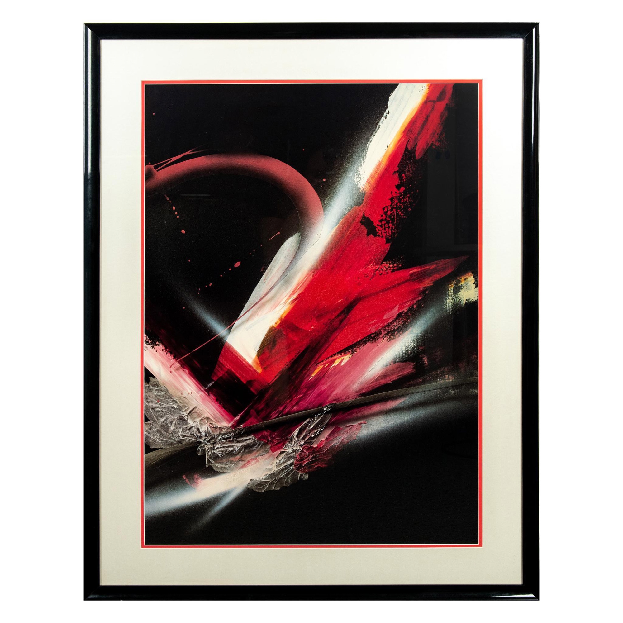 Elba Alvarez | Elba Alvarez, Large Color Abstraction Poster on Paper ...
