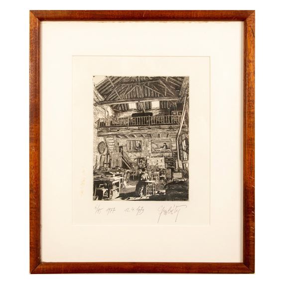 Claude Grobety | Claude Grobety, Original Engraving on Paper, Studio ...