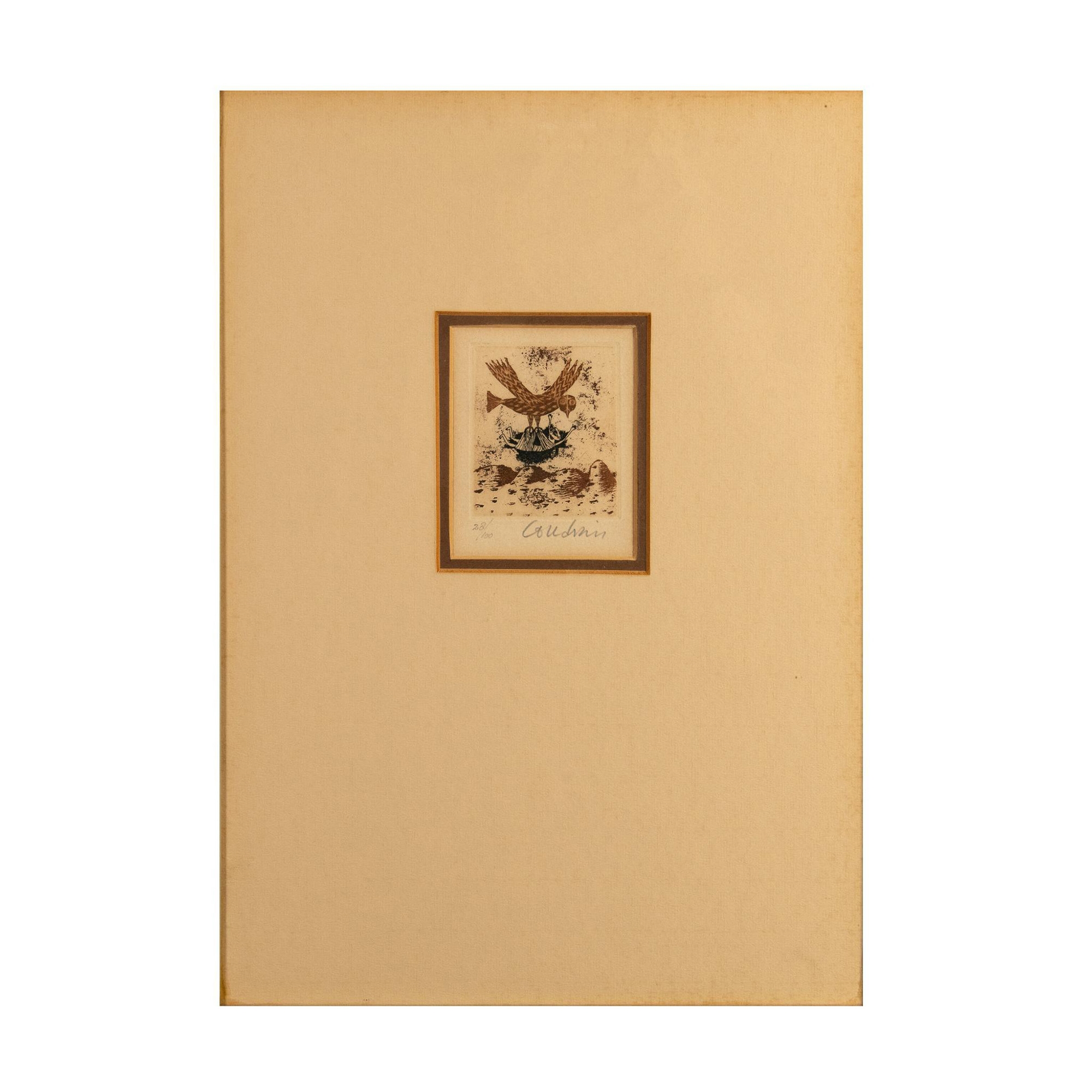 Brigitte Coudrain | Coudrain, Original Color Etching on Paper, Ganymede ...