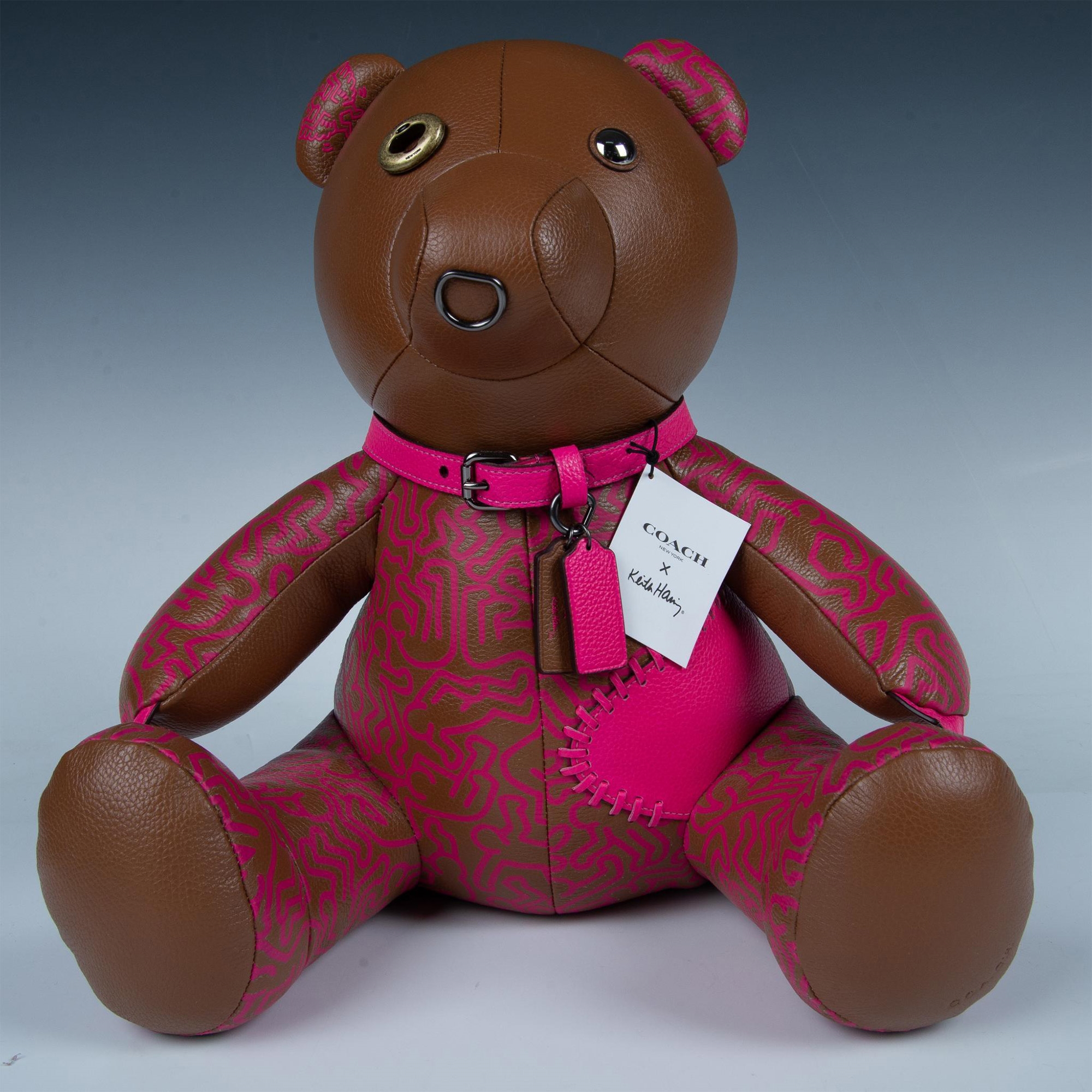 Keith Haring | Coach Keith Haring Collaboration Plush Leather Teddy ...