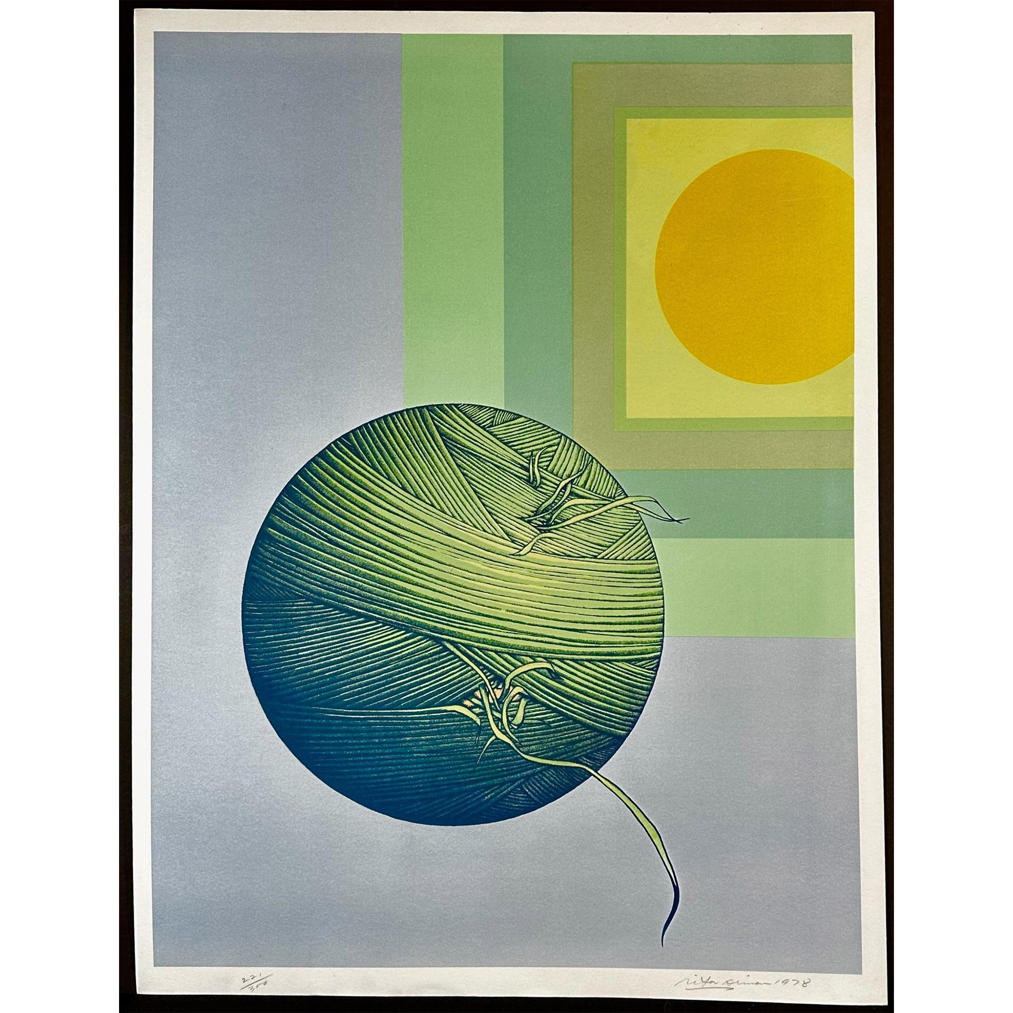 Rita Simon | Rita Simon (1938-) Screenprint, Ariadne, Signed | MutualArt