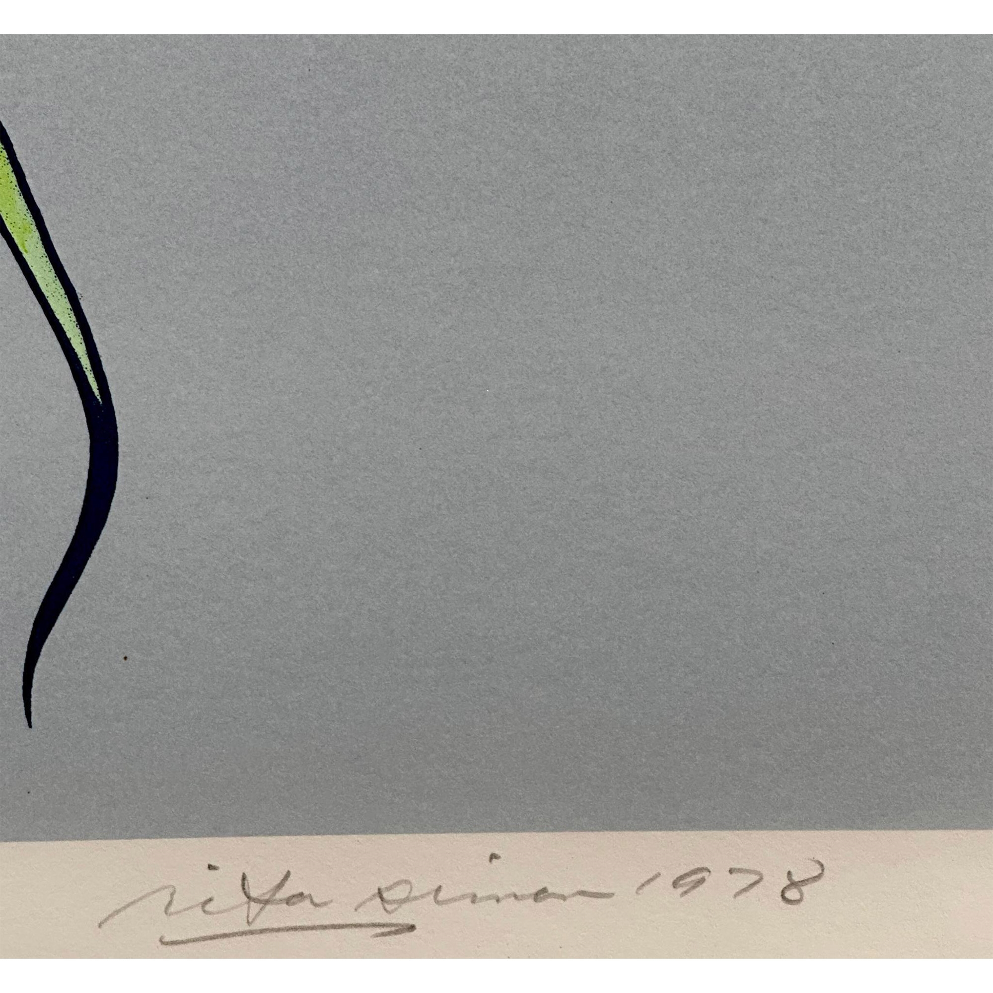 Rita Simon | Rita Simon (1938-) Screenprint, Ariadne, Signed | MutualArt