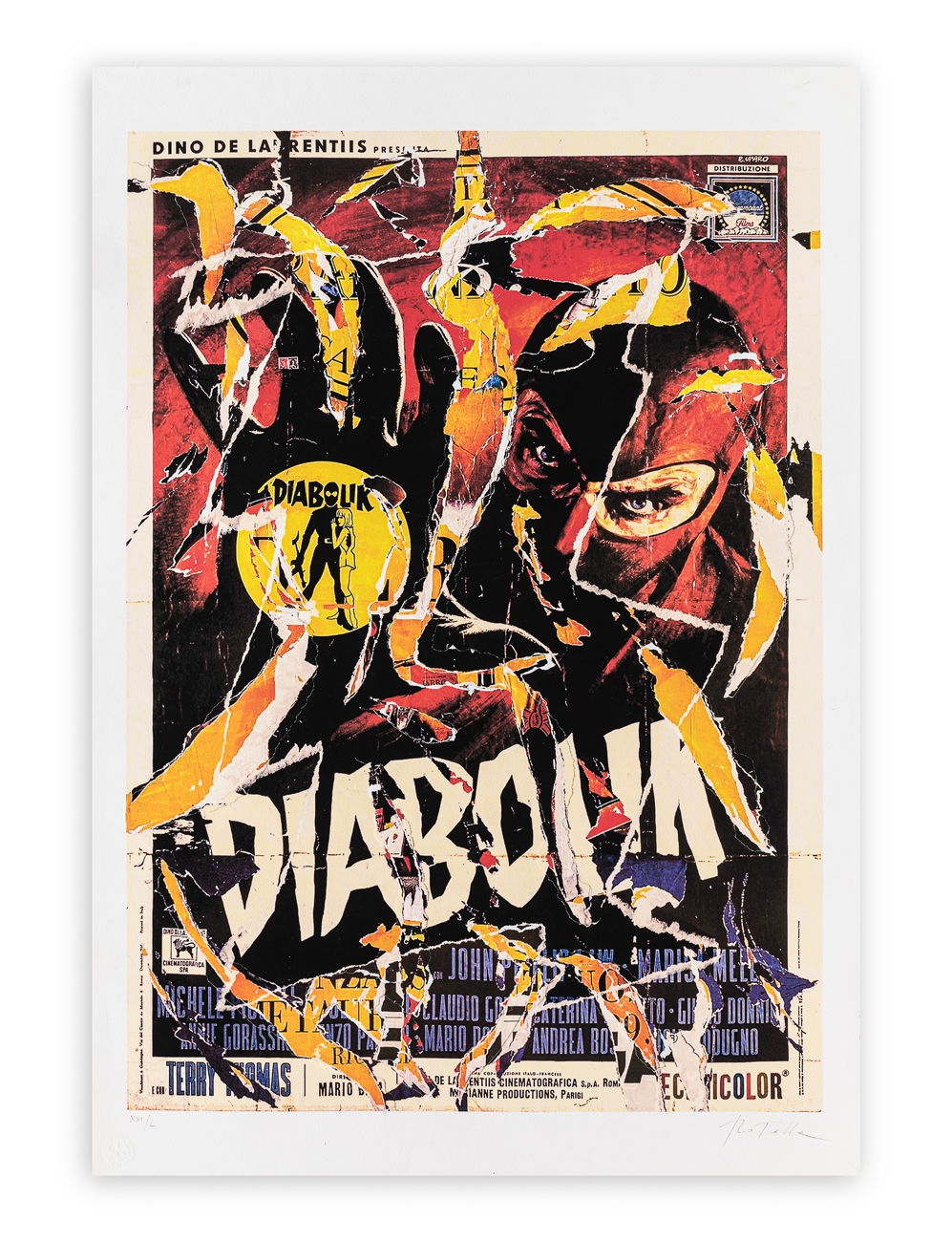 Mimmo Rotella | Diabolik (2005) | MutualArt