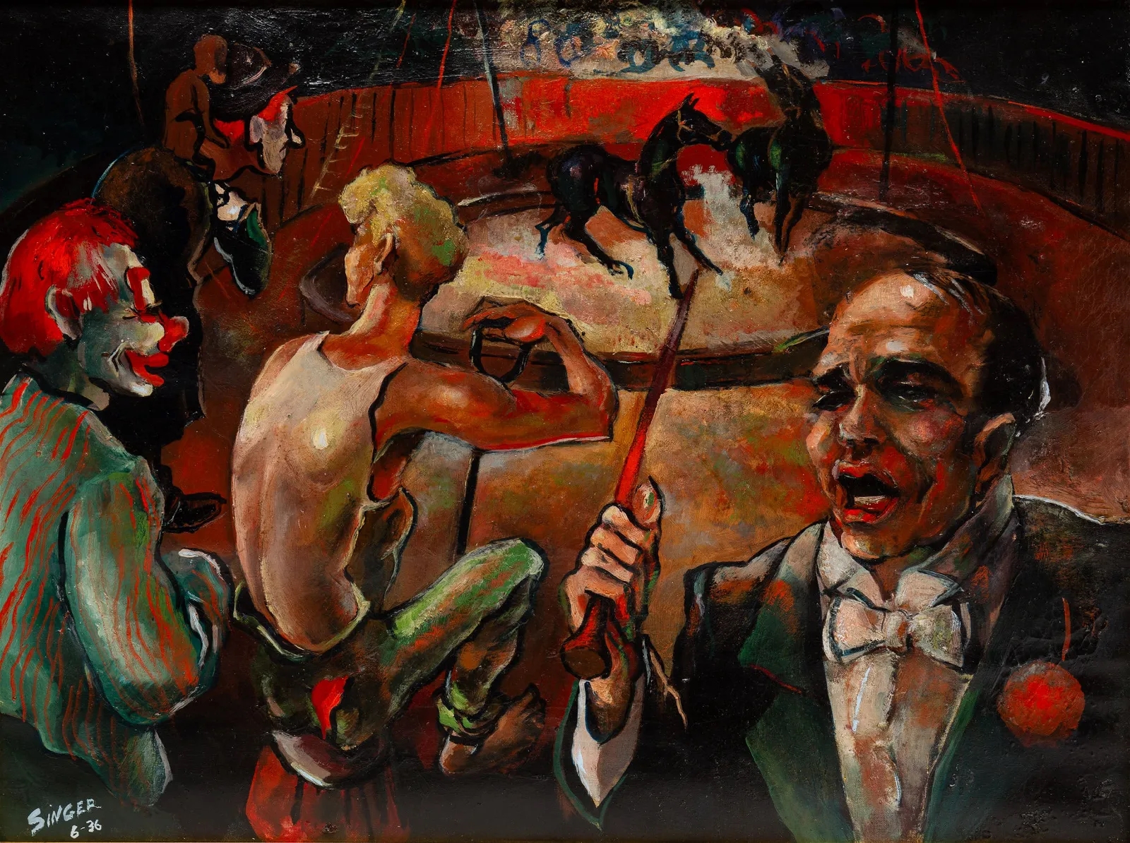 Clyde Singer | CIRCUS (Circa 1936) | MutualArt