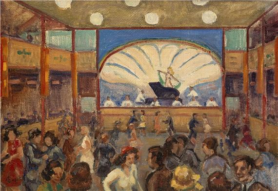 Clyde Singer | THE OLD DANCE HALL (Circa 1940) | MutualArt