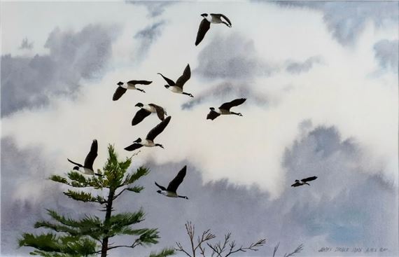 James Drake Iams | Flying Geese (1984) | MutualArt
