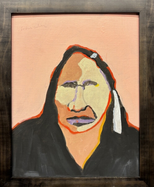 Fritz Scholder | Portrait (1981) | MutualArt