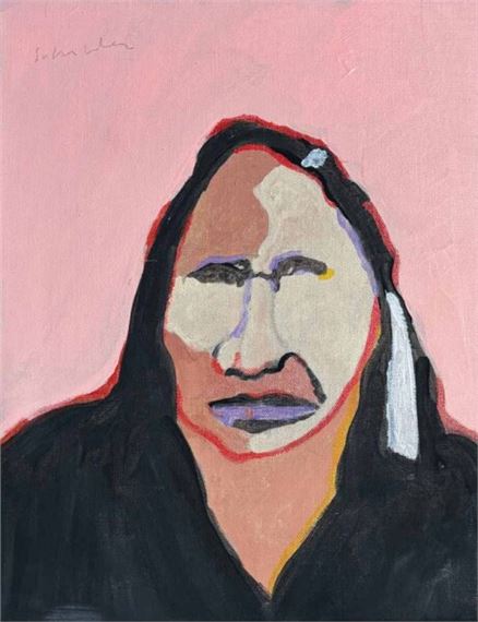 Fritz Scholder | Portrait (1981) | MutualArt