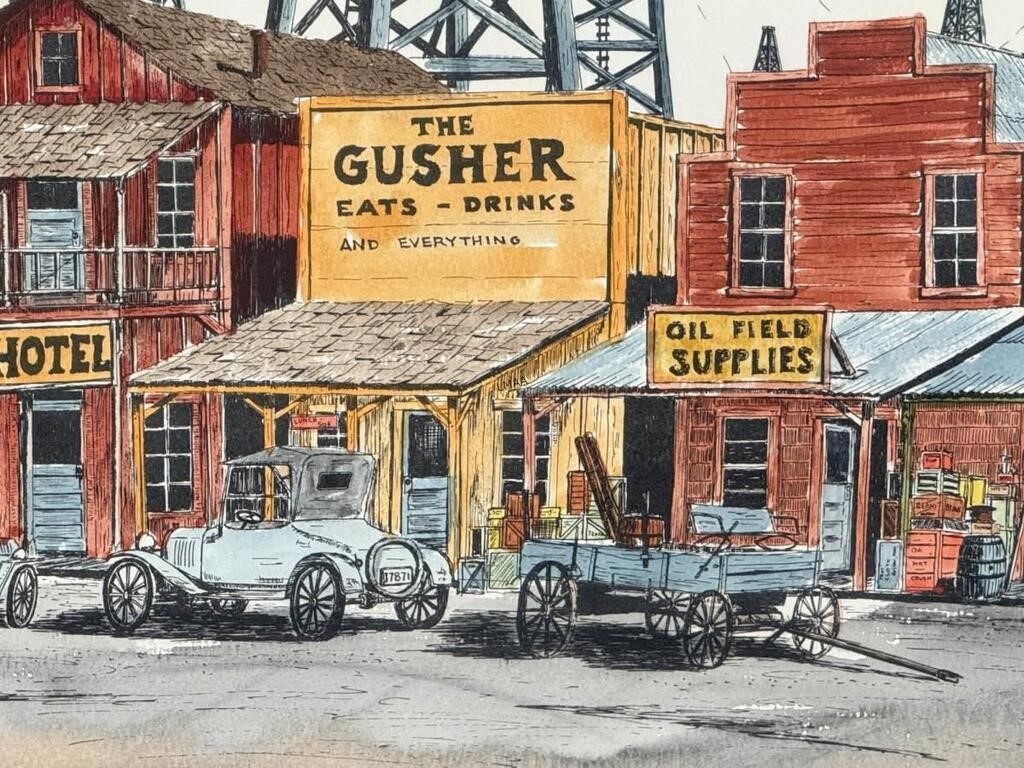 Al Richardson | LIMITED EDITION BOOM TOWN BY AL RICHARDSON | MutualArt